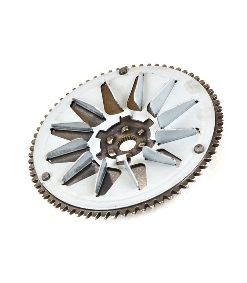 Fixed toothed pulley with fan Peugeot 2T 50cc PE.732801 MT446-OT019