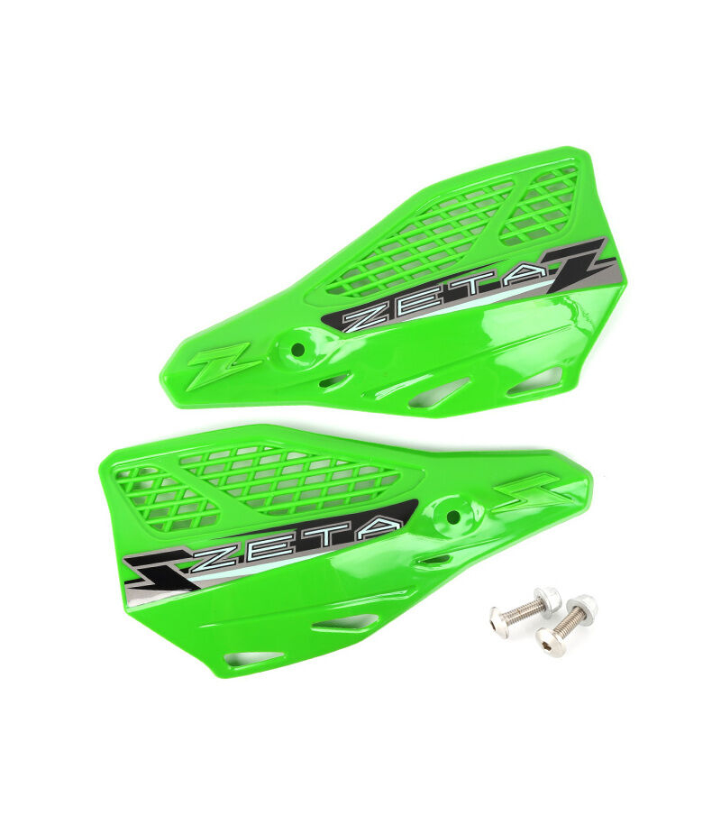 Stingray ZETA Vent Rec.Plastic Green Handguards ZE74-3208