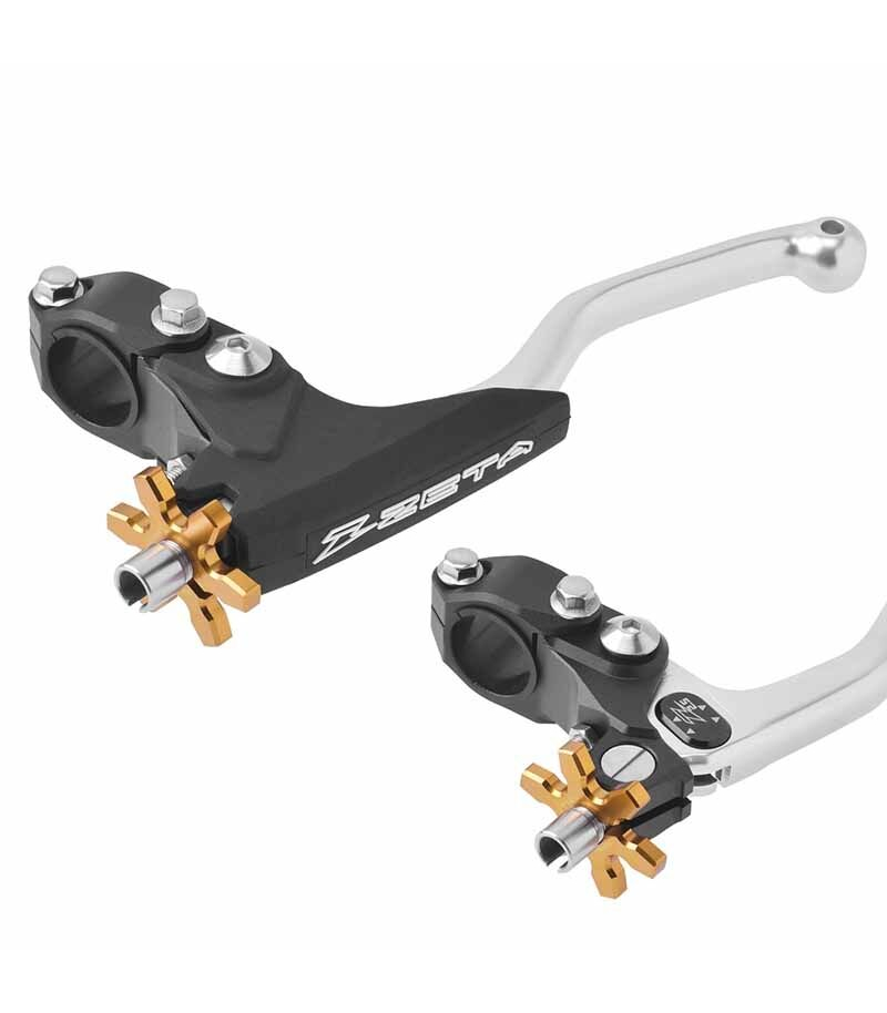 Ultralight ZETA Clutch Lever Perch 3-Fin Ti/Gold ZE43-5001